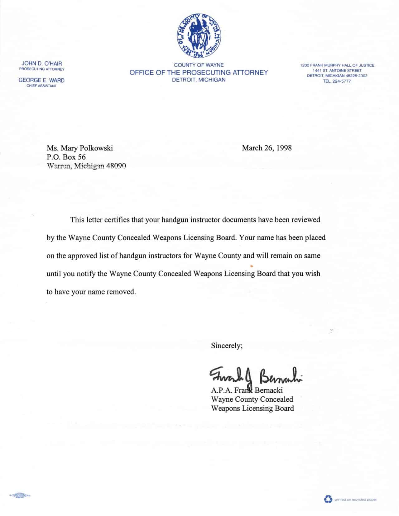 Michigan Concealed Carry - Ultimate Protection Academy